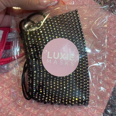 Crystal Face Mask Rhinestone Face Mask Bling Face Mask Crystal Mesh ...