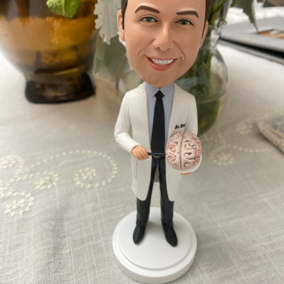 Custom Doctor Bobblehead, Personalized Male Doctor Statues ...