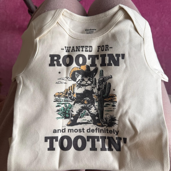 Funny Baby Onesie® Rodeo Rootin Tootin Cowboy Baby Onesie® Newborn Boy ...