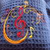 Music Treble Clef Machine Embroidery Design / Music Note Embroidery ...