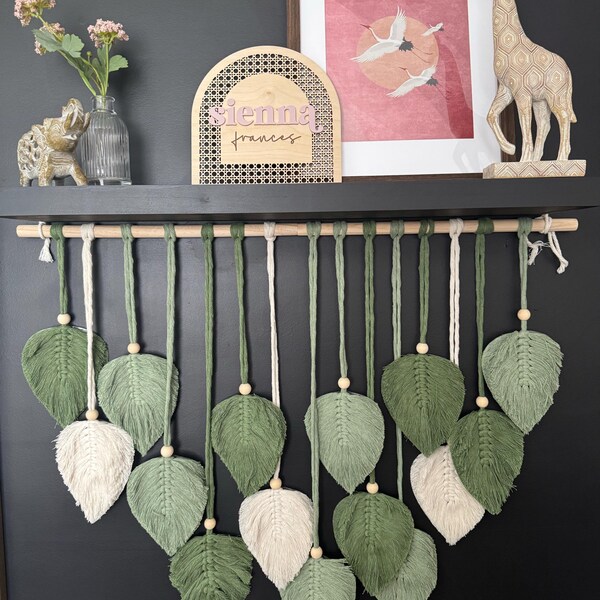 Baby Birth Announcement Sign, Boho Baby Arch Name Sign, Boho Birth ...