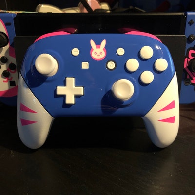 Custom Overwatch D.VA DVA Themed Nintendo Switch Pro Controller - Etsy