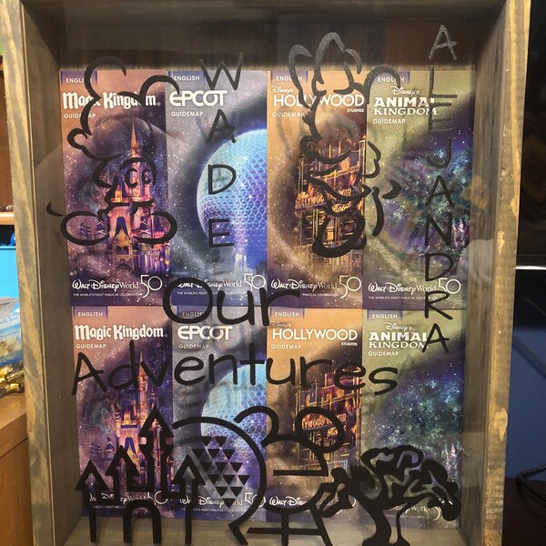 Personalized XL Shadow Box • Handmade Shadow Box • Rustic Shadow Box ...