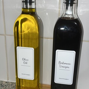 Personalised Minimalist Labels Waterproof Oil Proof Labels for Kitchen ...