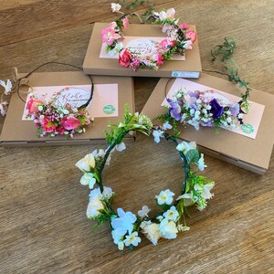 Childrens DIY Flower Crown Making Kit & Video Guide Childs - Etsy