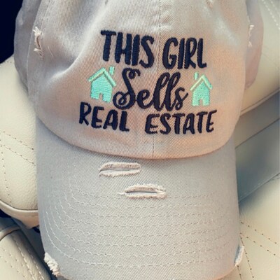 This Girl Sells Real Estate Hat, Women's Cute Real Estate Agent ...