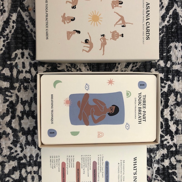 ASANA CARDS, Yoga Pose Cards, Yoga Cards, Yoga Poses, Yoga Teacher ...