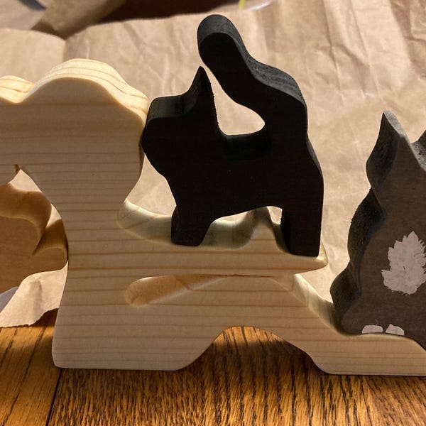 Human & Golden Retriever Labrador Doodle Mixed Breed Mutt - Companion Figure . Free ...