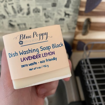 Dish Washing Soap Block, Eco Friendly Zero Waste Product, Kitchen Bar ...