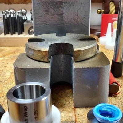 BIG Self Centering Coin Ring Punch Set, No Spacers Sizes 1/4, 3/8, 1/2 ...