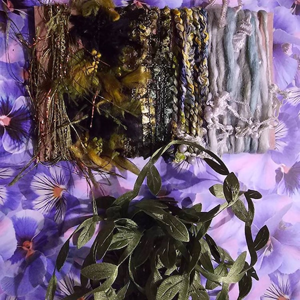 Primordial Forest Elements 26yd 13x2 Fantasy Fiber Art Yarn Bundle ...