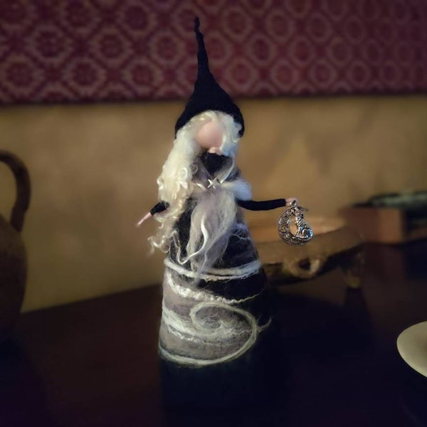 Elena Felted Druid Woman/witch, Neddle Felted and Wet Felted, Waldorf ...
