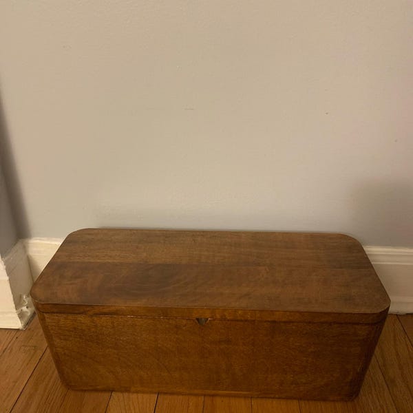 Wood Cable Management Box: Rustic Cord Organizer, Power Strip Cover ...