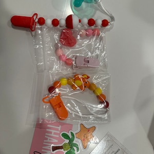 Mushroom Pacifier Clip - Etsy