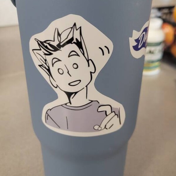 Bokuto Kotaro Head Tilt Manga Panel Sticker Haikyuu - Etsy