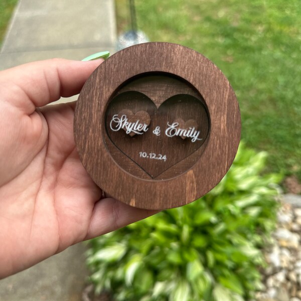 Wedding Card Box With Slot, Rustic Wedding Gift Box, Custom Wooden Card ...