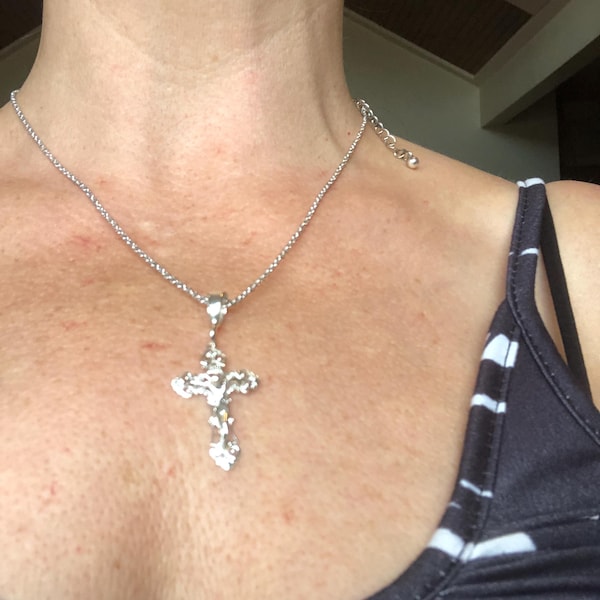 925 Sterling Silver Virgin Mary Rosary Necklace 4mm Bead Ball Chain ...