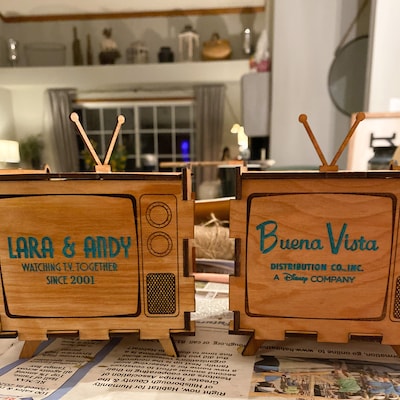 Retro TV Box 3mm, 1/8 Inch. Laser Cut Files SVG, PDF, Cdr Digital ...