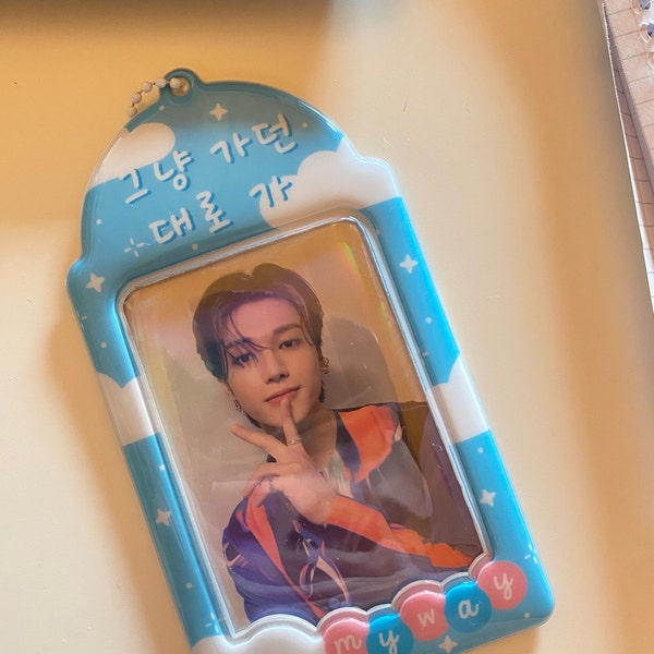 B-GRADE Kpop Pc Holder | Photocard Holder Kpop | Keychain | Ateez My Way | Atiny | Slingbag ...