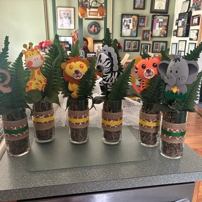 Safari Centerpieces - Etsy