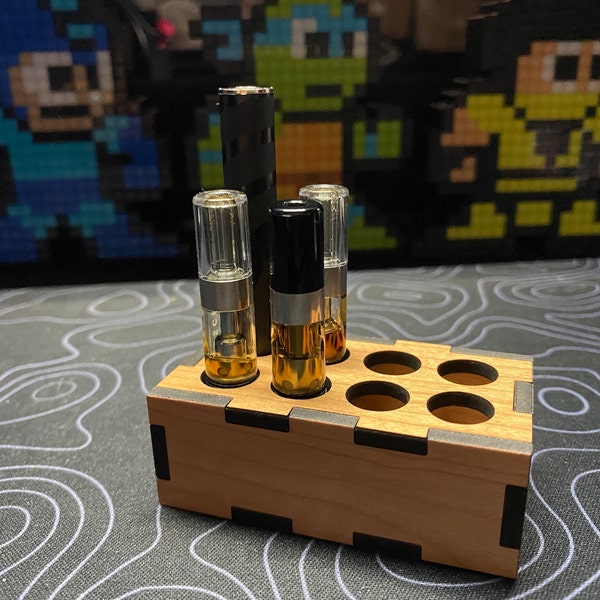 Plywood Vape Cart Holder (for 510 or Airo Pro Carts) - Etsy