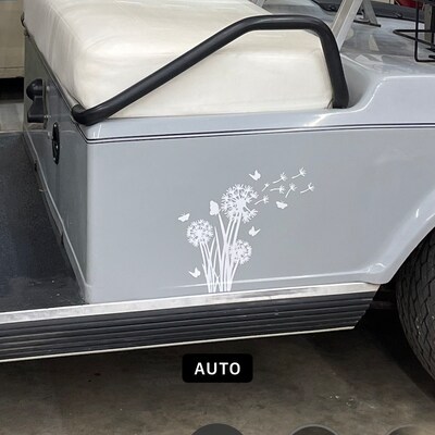 Dandelion Car Decal, Car Decals for Women Cute, Floral Decals Car ...