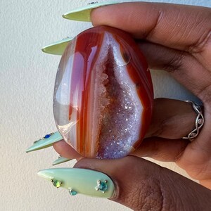 Gemstone Donut Pendant Necklace - Etsy