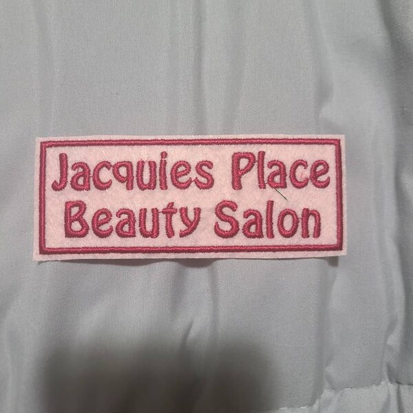 Personalized Name Embroidered Patches, Custom Name Patches Die Cut ...