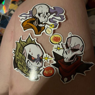 Undertale AU Stickers Undertale, Underfell, Underswap, Horrortale - Etsy
