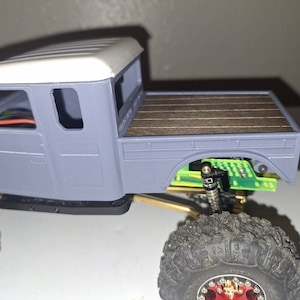 Wood Bed Insert for Wt_micro SCX24 FJ45 4-door Bodies Custom Made by ...