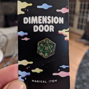 White Rose Gold d20 Dungeons and Dragons Lapel Pin DM Gift | Etsy