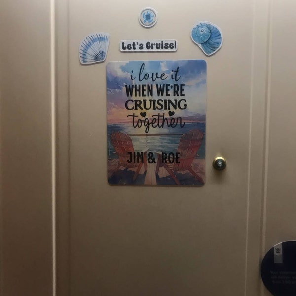 Today's Forecast Cruising With a Chance of Drinking Cruise Door Magnet ...