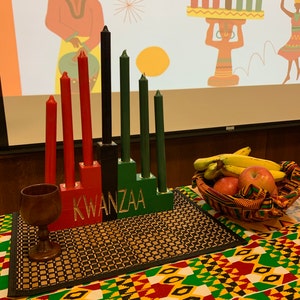 Happy Kwanzaa Puzzle With Matching Poster Teaches NGUZO SABA Principles ...