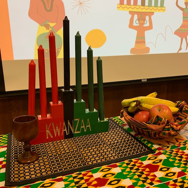 Seven Symbols of Kwanzaa Celebration Gift Basket Set - Etsy