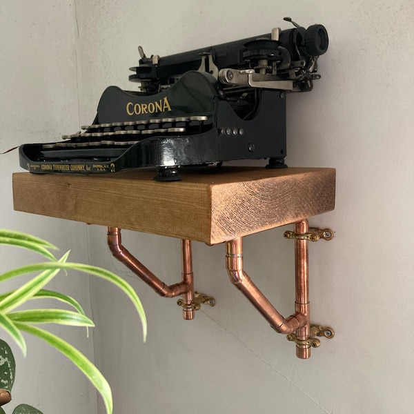 Copper Pipe Rail (with Cast Iron Brackets) - Etsy