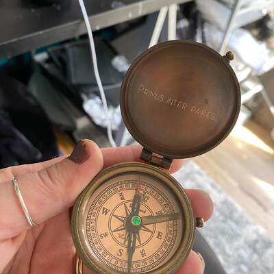 Compass Personalized Engraved Compass Wedding Gift - Etsy