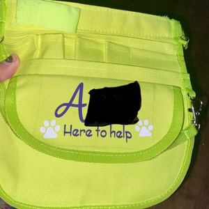 Custom Vet Tech Fanny Pack, Vet Tech Tool Belt, Vet Tech Organizer Belt ...