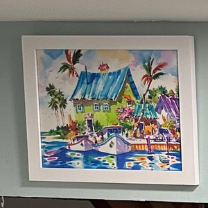 Key West Art Original Watercolor Painting Negley - Etsy