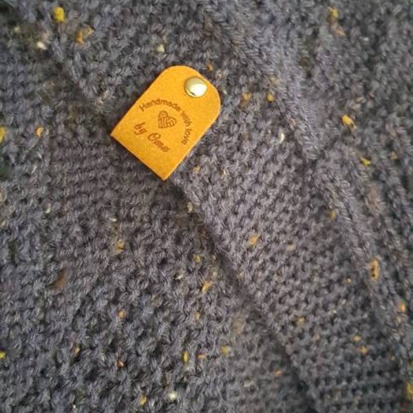 Custom Labels for Crochet, Personalized Clothing Label, Handmade ...