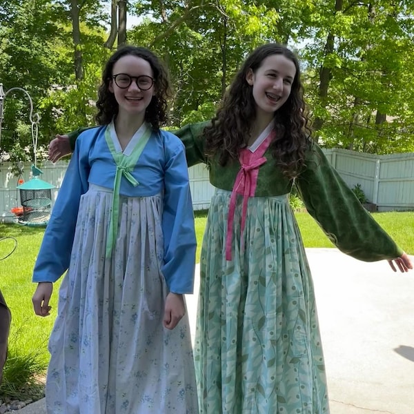 Korean Hanbok Style Top Blouse for Women/digital Sewing Pattern PDF - Etsy