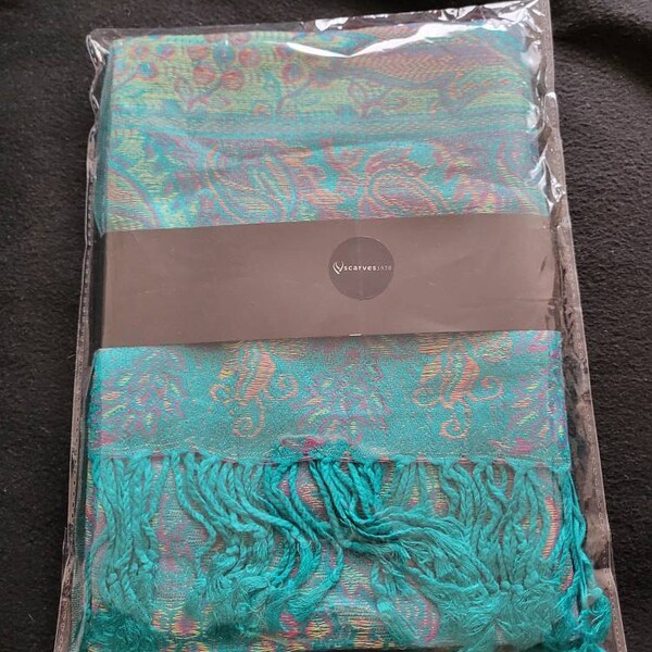 Pashmina Scarf,paisley,shawl,festival Scarf,withe Scarf,scarves ...