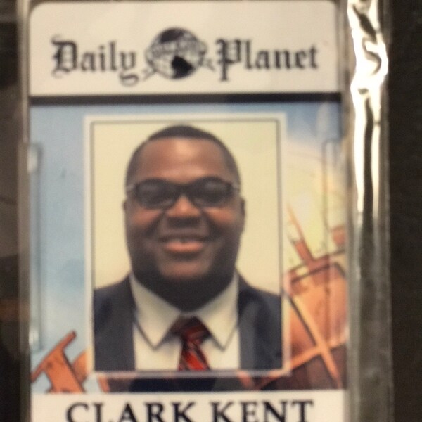 DC Comic's Inspired Classic "clark Kent" Daily Planet Press Pass ID - Etsy