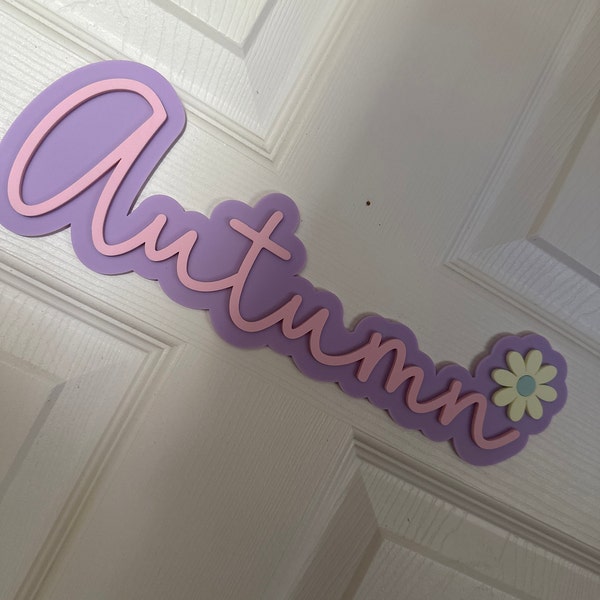 Personalized Name Sign, Door Name Sign, Nursery Name Sign, Baby Name ...