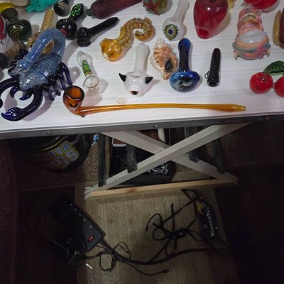 Rose Pipe Girly Pipe Pink Pipe Handmade Unique Girly Pink Pipe Glass ...