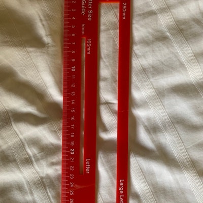 Royal Mail Letter Postal Template Size Guide Postage Ruler PPI - Etsy UK