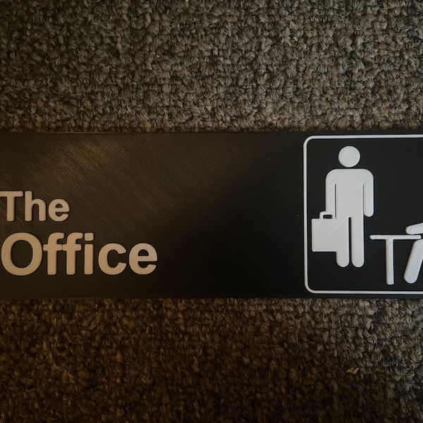 Customizable 3D Printed "the Office" TV Show Sign and Magnets - Etsy