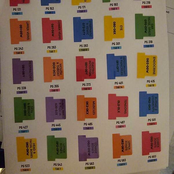 2024 ICD-10-PCS - Tabbing System | Medical Coding Tabs (book NOT ...