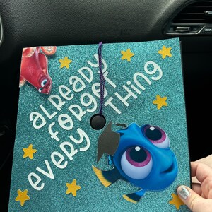 Exit Buddies, Graduation Cap Topper, Dory, 3D Photos, Graduation Topper ...