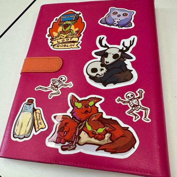 WITCH FOX | Fox Stickers | Cute Cottagecore Sticker | Foxcore ...