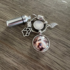Pet Memorial Key Ring Pet Memorial Keychain With Custom Photo and ...